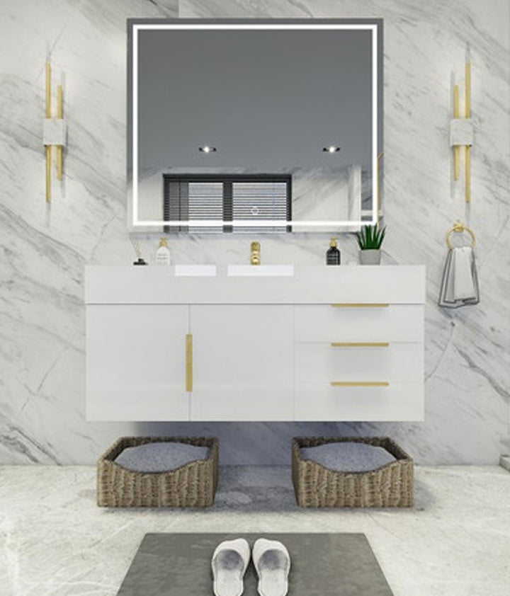 Rosé Vanity 48" Modern Floating Vanity – Maison Bertet