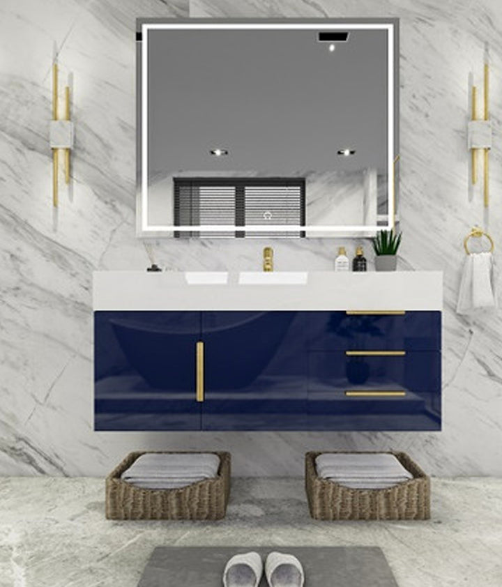 Rosé Vanity 48" Modern Floating Vanity – Maison Bertet